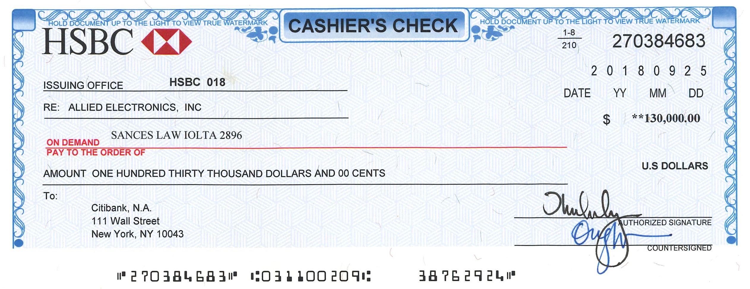 Beware of Cashier’s Check Scams – my own recent experience – Business ...
